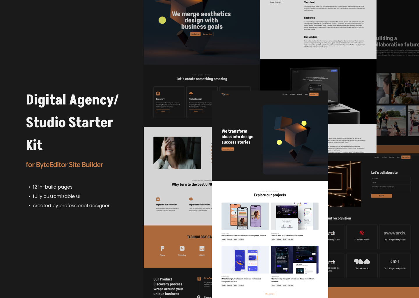 Agency Website Starter Kit And Template For Umbraco Byteeditor